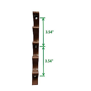 SUQ I OME Replacement Chaise Lounge Bracket Multi Position Adjustable Reclining Brace Heavy Duty Screwed or Riveted Joint Girder Convertible Outdoor Patio Furniture Durable(5 Position, Brown)