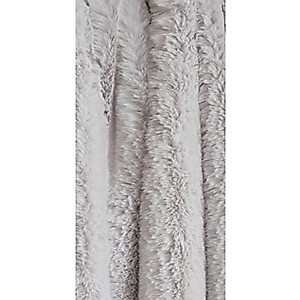 Bokser Home 50 X 70 Plush Faux Fur Throw Stone One Size