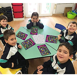 Joy Bang Halloween Bingo Games for Kids, Bingo Cards 24 Players Halloween Party Favors Games Toys Activities for Kids, Halloween Crafts Goody Bag Stuffers Gifts for Kids