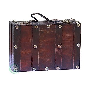 Vintiquewise(TM Antique Style Suitcase/Decorative Box, Small/Mini