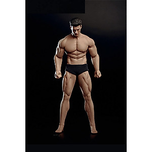 1/12 Scale Male Action Figure,6inch Male Super-Flexible Seamless Action Figure Body Doll Collection(TM02A Strong Version)