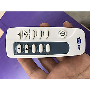 YING RAY Replacement for Frigidaire Window Air Conditioner Remote Control Model LRA127CT1 FFRE08L3Q FFRE15L3Q1 FFRE10L3Q16 FGRC0644U100