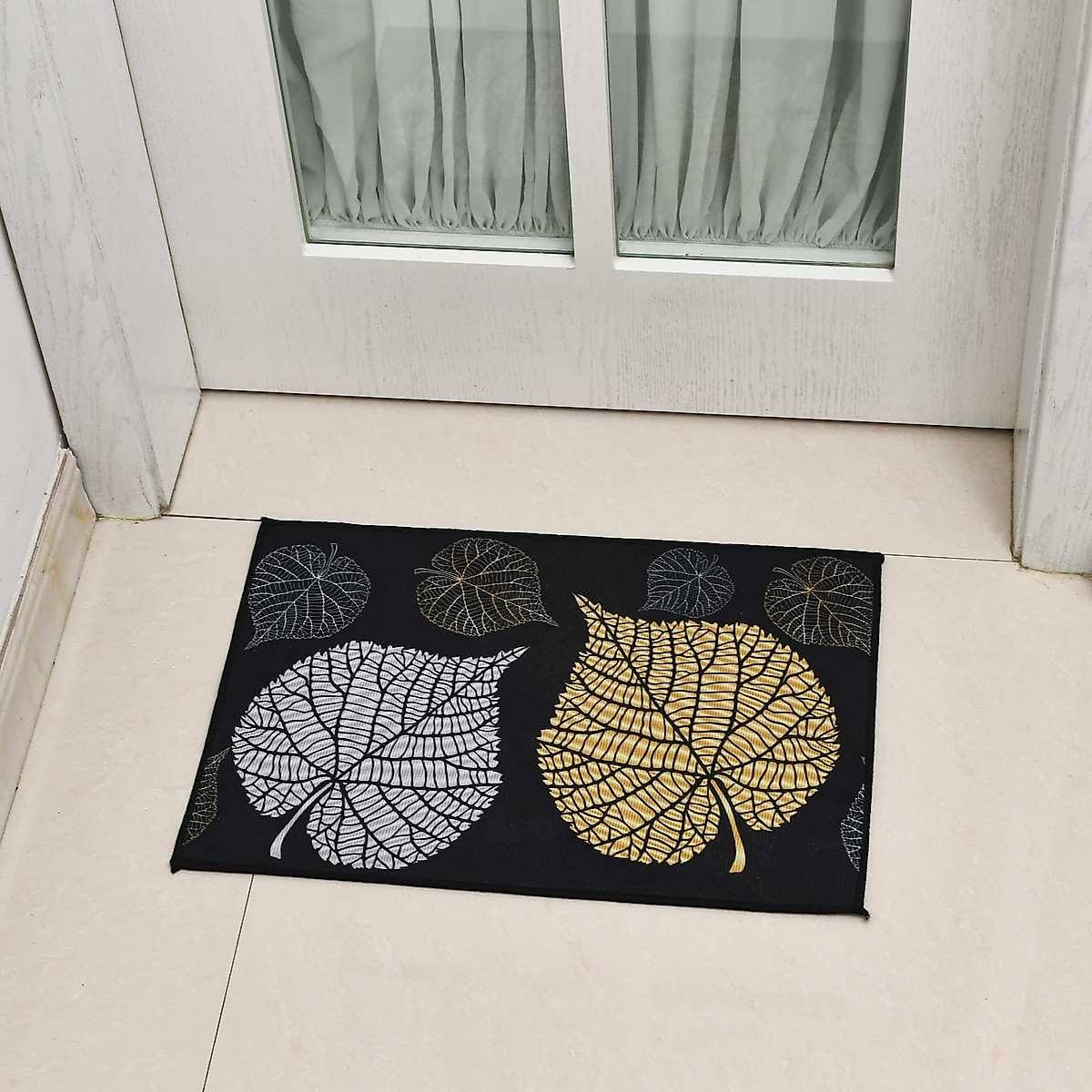 Tailormader Printed Kitchen mat Cushioned Kitchen Rug Non-Slip Kitchen Runner 2 PCS Set 16×24+16×47inch