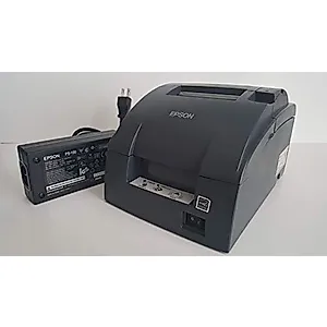 Epson C31C514767 Epson, TM-U220B, Dot Matrix Receipt Printer, Ethernet (E04), Epson Dark Gray, Auto Cutter, Power Supply Included Replaces C31C514667 (Renewed)