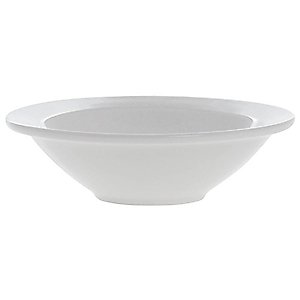 World Tableware 840-320-020 Classic Plain Bright White China - Grapefruit Bowl, 10 oz. I 3 Dozen