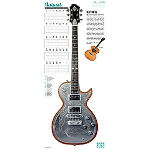 Guitars Wall Calendar 2023: A Year of Classic Images