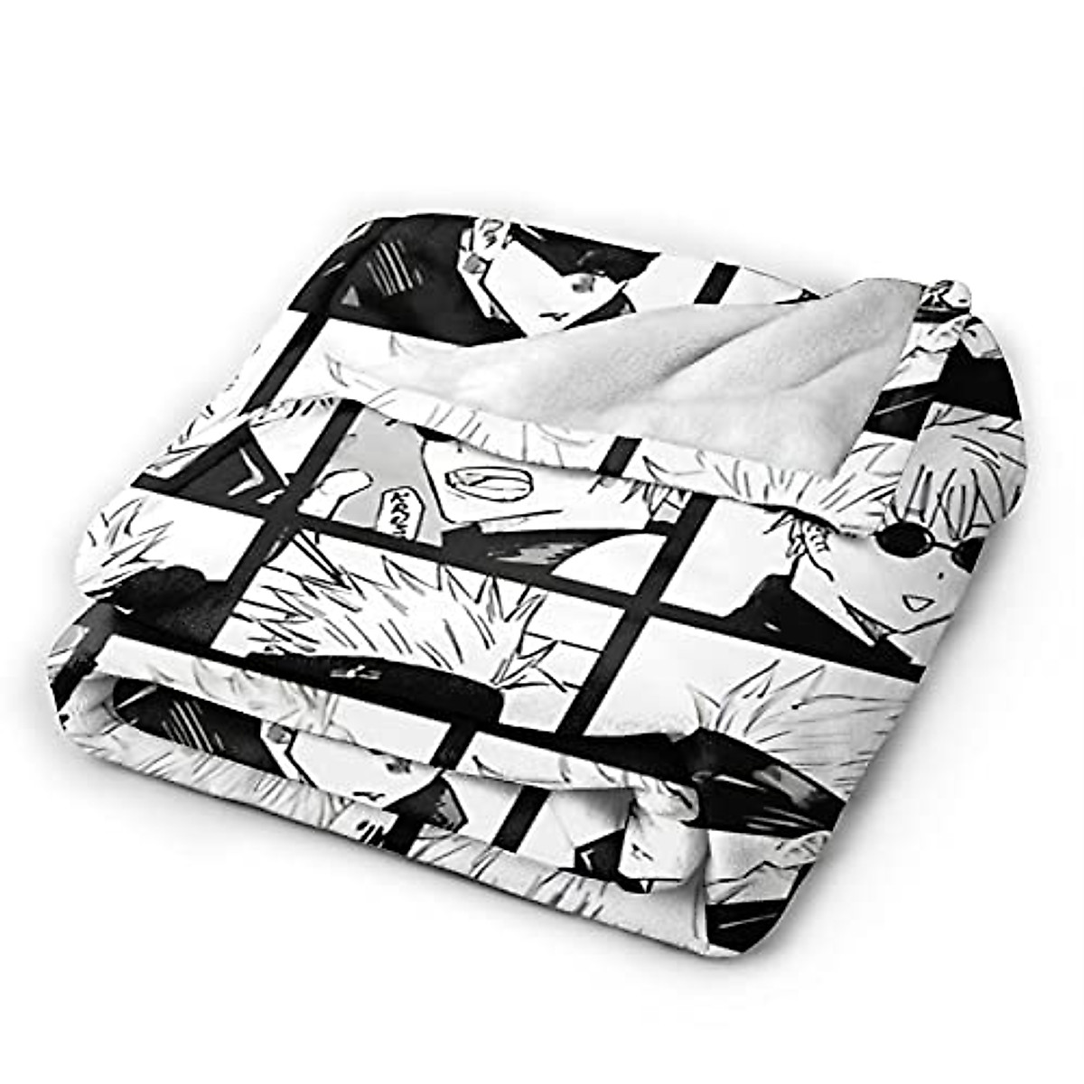 Gojo Satoru Soft and Comfortable Warm Fleece Blankets Beach Blanket Picnic Blankets Throw Blankets (60"x50")