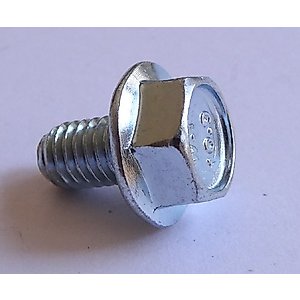 (25) M6-1.0 x 10mm JIS Hex Head Flange Bolt - Small Head, Class 10.9 Zinc