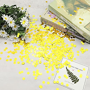 Gold Confetti 10mm Paper Confetti Party or Wedding Decoration Pack of 3000 Pieces