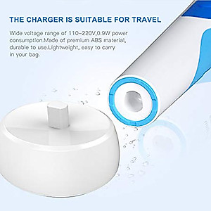Toothbrush Charger for Braun Oral B Electric Toothbrush,Inductive Charging Base Model 3757 Portable Waterproof Power Cord