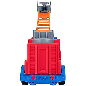 Blippi Fire Truck - Fun Vehicles with Freewheeling Features Including 3 Firefighter and Fire Dog, Sounds and Phrases - Educational Vehicles for Toddlers and Young Kids