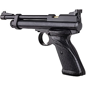 Crosman 2240 .22-Caliber Bolt Action Single-Shot CO2-Powered Air Pistol,Black