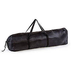 Trademark Innovations, Black Loveseat Style Double Camp Chair with Steel Frame