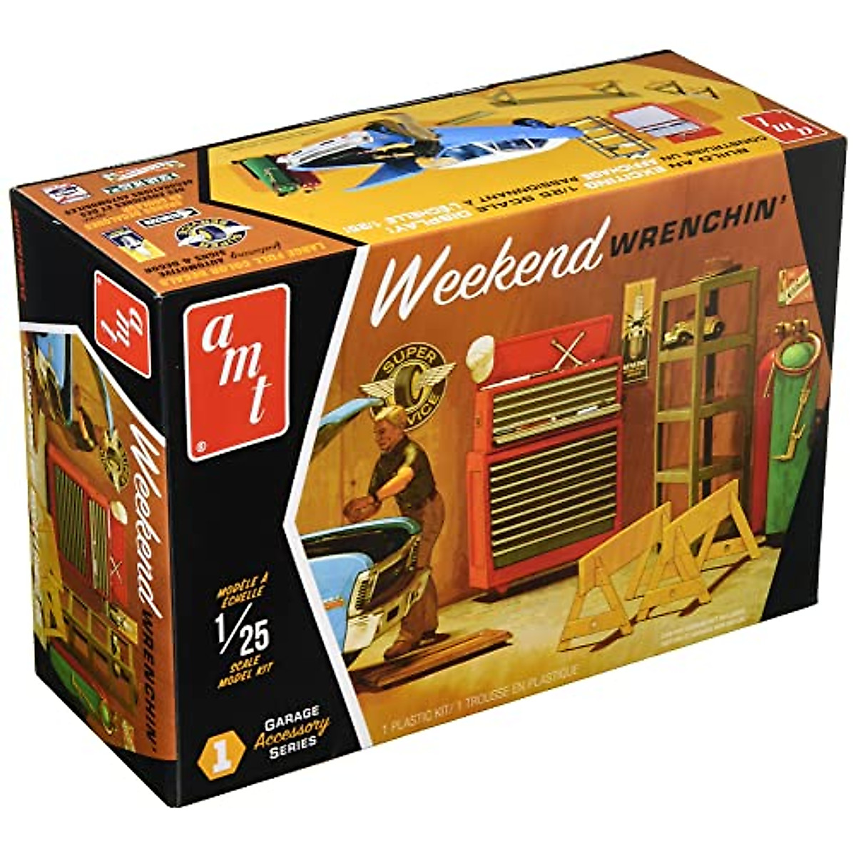 Round 2, LLC 1 25 Garage Accessory Set #1 2T, Multicolor