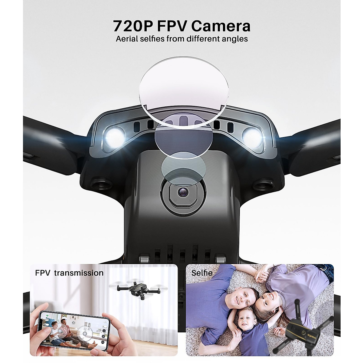 SYMA Mini Drone with Camera for Kids Adults with 720P HD FPV Camera Remote Control Quadcopter with Altitude Hold, Headless Mode, One Key Start Speed Switch UFO Toys Gifts for Boys Girls
