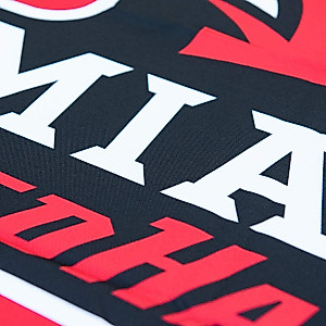 College Flags & Banners Co. Miami Redhawks Logo Tablecloth or Table Overlay