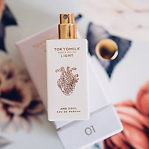 TOKYOMILK Light And Soul Eau de Parfum | A Transcendent, Delicate Perfume | Enticing Fragrance Notes Form a Refreshing, Sensory Experience | 1.6 fl oz / 47.3 ml