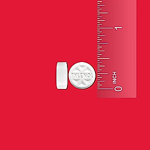 Tylenol Regular Strength Tablets, Acetaminophen Pain Reliever & Fever Reducer, 100 ct
