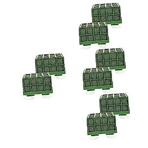 Abaodam 8 Pcs Flower Sucker Large Flower Cage Holder Flower Arrangement Foams Floral Decor Floral Foams Tray Flower Foam Cage Floral Foam Sausage Wedding Décor Sticker Flowers Plastic