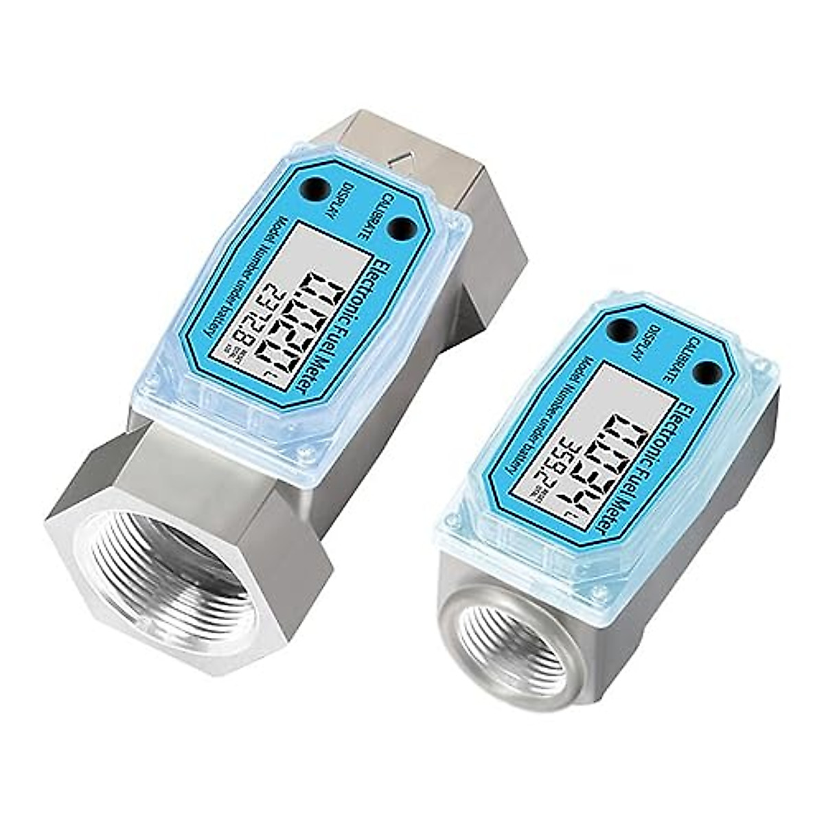 Flow Control Meter 1 Inch Flow Meters Flowmeter, Gauge PCB Electronic Flow Indicator Sensor for Gasoline Methanol Kerosene Water Used in Petroleum,Food, Etc.