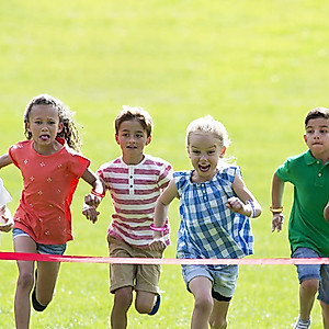 Oringaga 48PCS Running Party Rubber Bracelets, Sport Run Marathon Cross Country Party Baby Shower Birthday Party Supplies Decorations Goodie Bag Favors Inspirational Silicone Wristbands