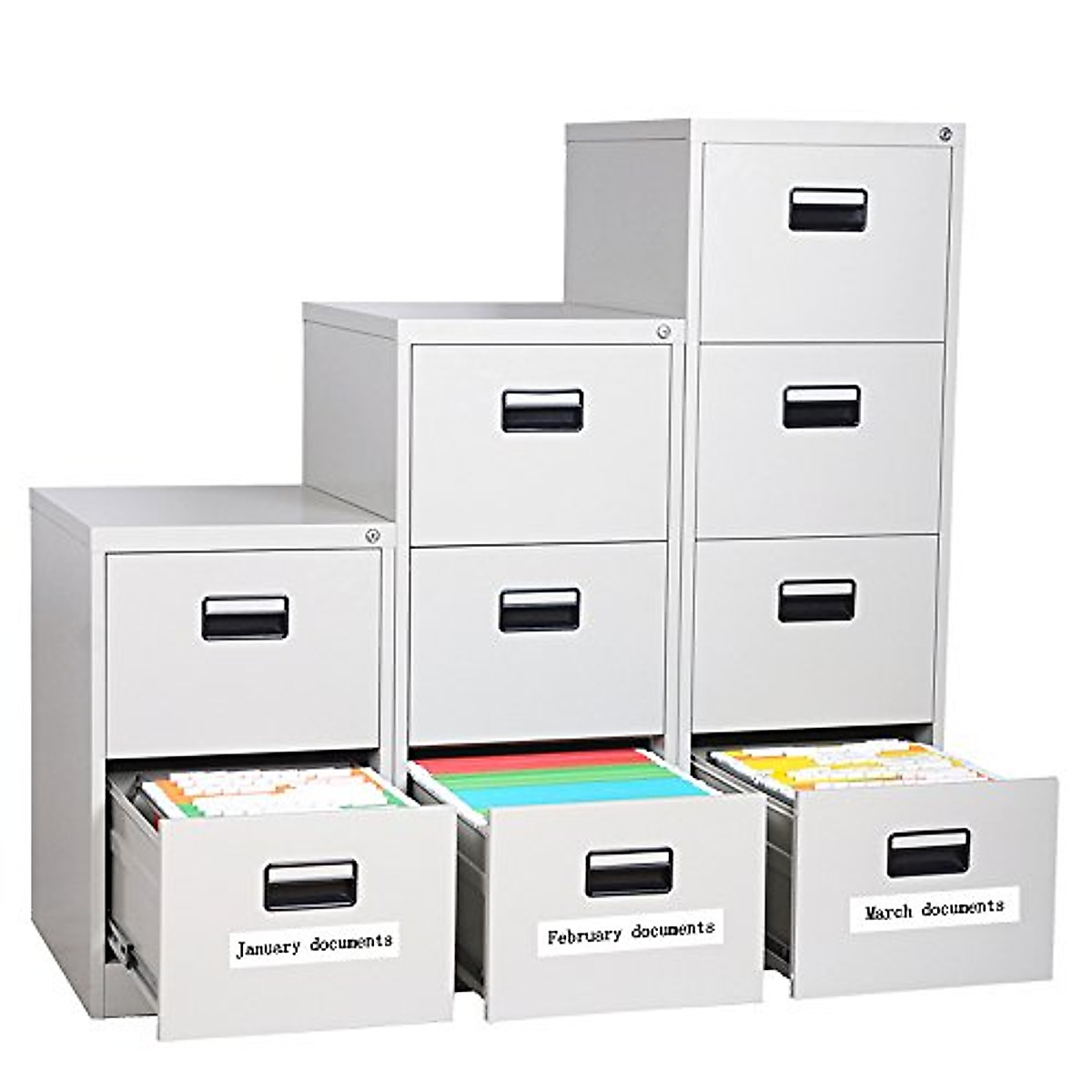 Greateam Compatible 12mm .47 Laminated White TZ Tape Replacement for Brother P-Touch Label Tape TZe-231 TZ-231, 1/2" Ptouch TZe Label Maker Tape Use for Brother PT-D210 PT-H110 PT-D400 PTD600, 5 Pack