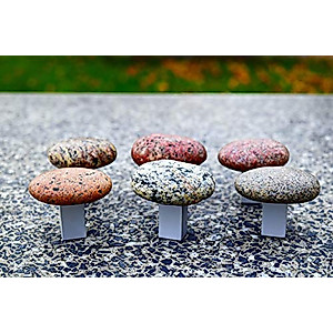 Stone knobs and pulls. Beach Stone Kitchen Cabinet pull knob. Door handle. Stone Cabinet Knobs. Furniture knobs. Drawer Pull. 1 PCS