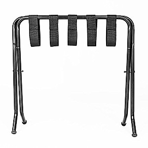 UDeuxff Luggage Rack,Portable Metal Luggage Rack for Guest Room Suitcase Stand Hotel Bedroom,680*400*560MM