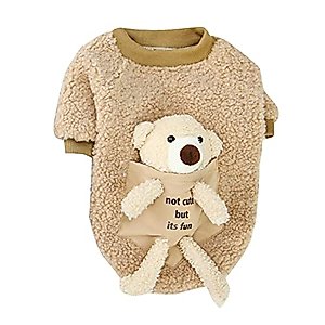Pet Clothes for Medium Dogs Easter Clothes Fall and Winter New Teddy Small Dog Winte Back Teddy Bear Sweater for Large Dogs Female