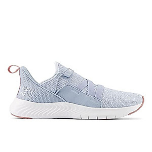 New Balance Women's DynaSoft Beaya V2 Slip-On Running Shoe, Ice Blue/Light Arctic Grey/Pink Moon, 8