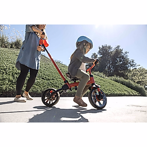 Yvolution 3 in 1 Flippa Toddler Trike, For Boys and Girls 2 to 5 Years Old, Convertible Push Tricycle, Balance Bike, With Footrest and Parent Steering, Adjustable Seat and Handlebars, Max Weight 55lbs