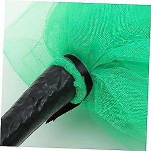 CIYODO Halloween Broom Decoration Root Witch Broom Wizard Brooms Prop Halloween Dress up Broom Cosplay Witch Riding Brooms Witch Altar Broom Witch Party Decor Mesh