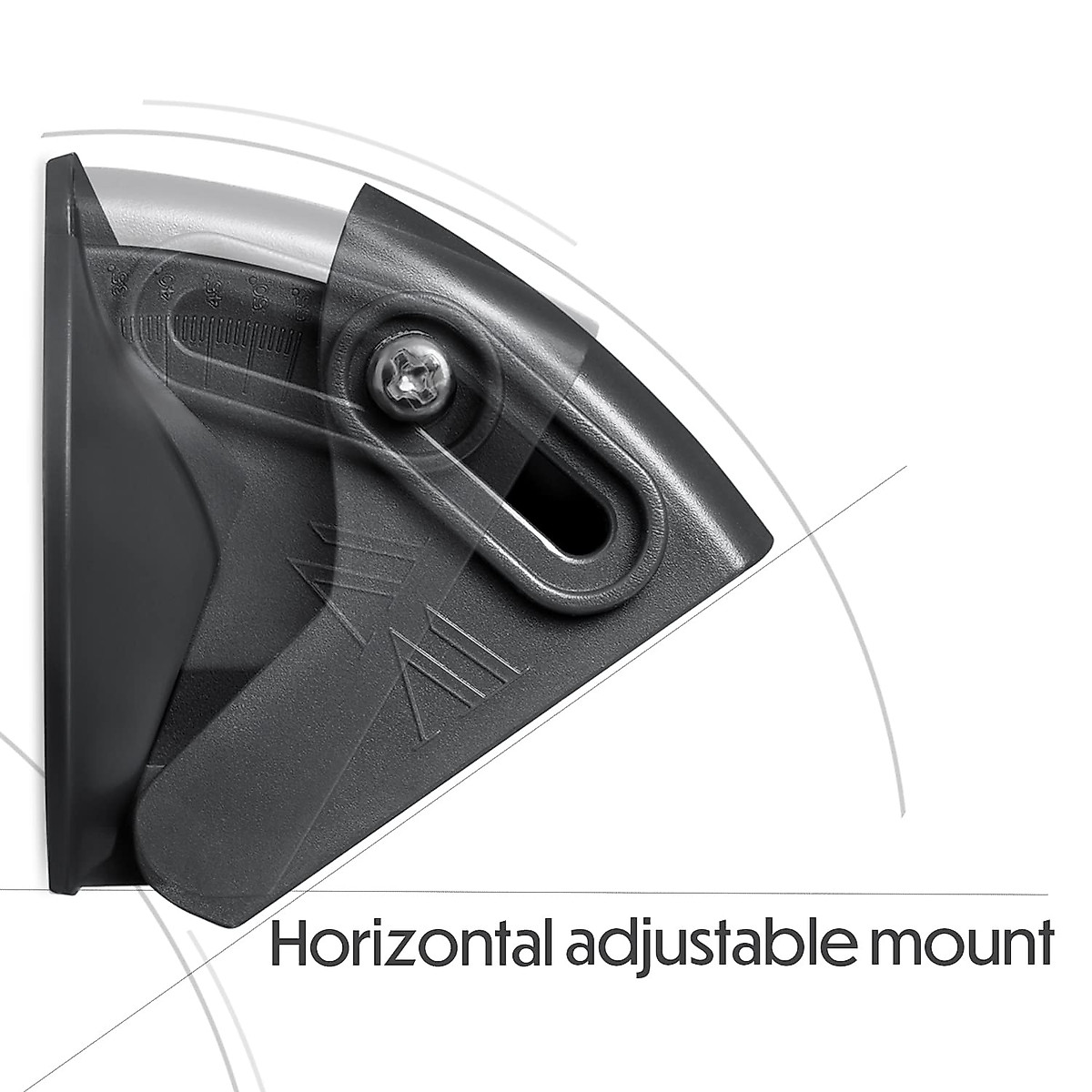 Wasserstein Horizontal Adjustable Mount for Google Nest Doorbell (Battery)