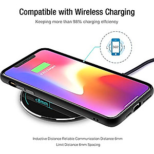 TOZO T12 Wireless Earbuds Bluetooth Headphones Premium Fidelity Sound Quality Wireless Charging Case Black & TOZO W1 Wireless Charger Black