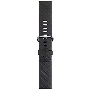 Fitbit Unisex-Adult Charge 3 Classic Wristbands, Black, Small Bracelets, S