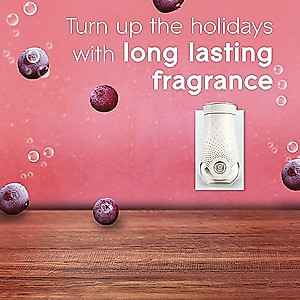 Glade PlugIns Refills Air Freshener, Scented and Essential Oils for Home and Bathroom, Crisp Cranberry Champagne, 1.34 Fl Oz, 2 Count