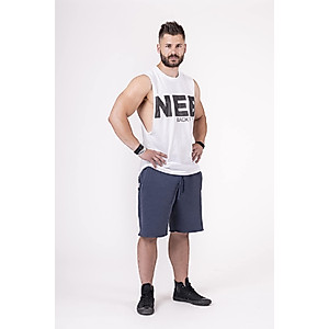 NEBBIA Back to The Hardcore Tank Top 144 White