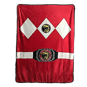 Power Rangers Red Ranger Fleece Soft Throw Blanket