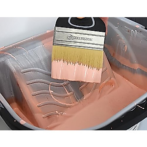 ROLLINGDOG 4 Inch Paint Brush- Large Paint Brush,Soft Paint Brush for Wall Paint,Ceiling,Blinds,Large Surface Areas(100mm)