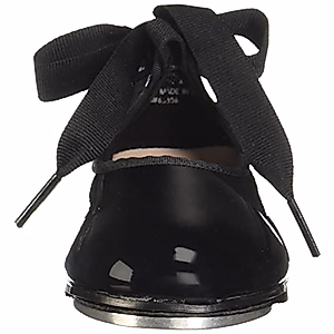 Capezio girls Jr. Tyette Tap Shoe, Black Patent, 9.5 W US Toddler