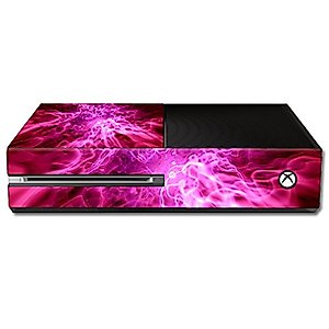 MightySkins Skin Compatible with Microsoft Xbox One Console wrap Sticker Skins Red Mystic Flames