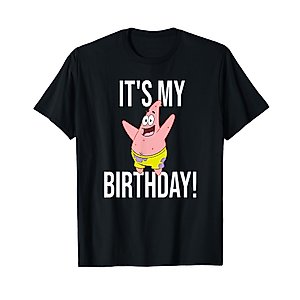 Mademark x SpongeBob SquarePants - Patrick Star - It's My Birthday! T-Shirt
