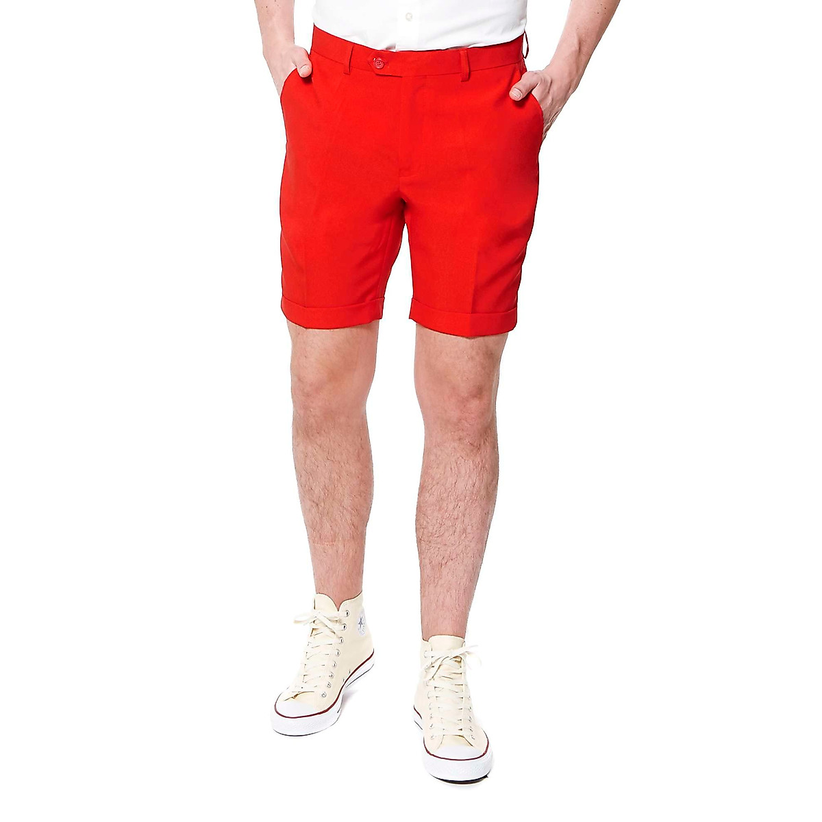 OppoSuits Men's Summer Red Devil, 42