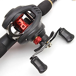 H/A ZYHYD Multifunctional Fishing Set, 1.65m Fishing Rod Portable Beginner Fishing Set, Travel Fishing Rod Bait Fishing Line and Spool Set Pescado ZYHYD (Color : Right Hand Wheel)