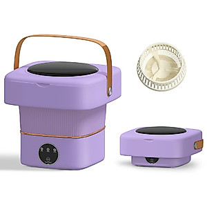 Small Portable Washing Machine, Mini Foldable Washer 4.5L High Capacity with 3 Modes Cleaning for Underwear, Baby Clothes, or Pet Clothes, for Apartment, Travel, Camping, RV, Dorm