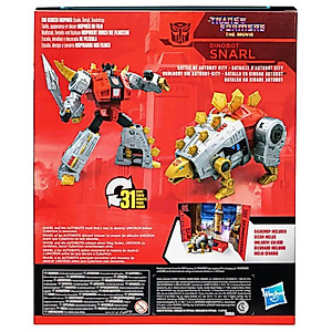 Transformers Toys Studio Series Leader Class 86-19 Dinobot Snarl Toy, 8.5-inch, Action Figure for Boys and Girls Ages 8 and Up
