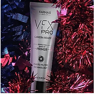 FARMASI VFX Pro Camera Ready Primer Makeup, Smoothing Face Primer, Evens the Appearance of Skin Tone & Redness, Hydrates & Improves Makeup Wear, Lightweight Long Lasting Coverage, 0.85 fl.oz / 25 ml