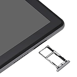 fannay Tablet PC, 10.1 Inch Smart Tablet 100‑240V 5GWiFi 5.0 Gray Front 800W Rear 2000W 8GB RAM 128GB ROM for Home for Travel (US Plug)