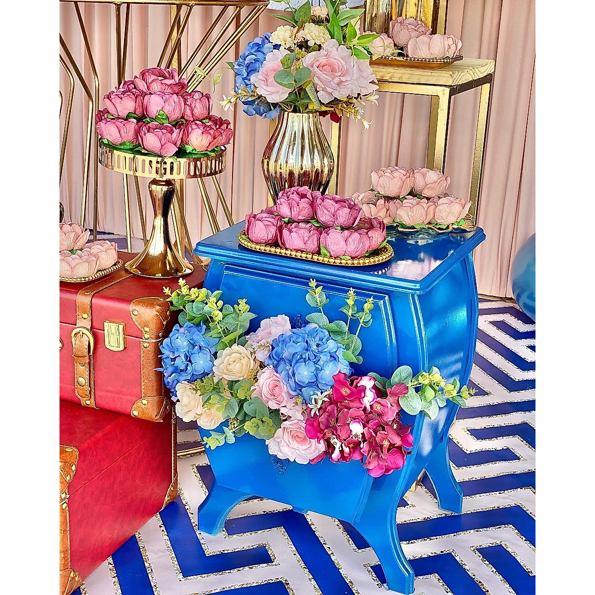 Handmade Paper Truffle Cups | Truffle Liners | Truffle Wrappers | Fominhas | candy cups for chocolate | Forminhas de Brigadeiro | candy liners - Pack of 30 - Truffilio (Paper, Peony Dusty Rose)