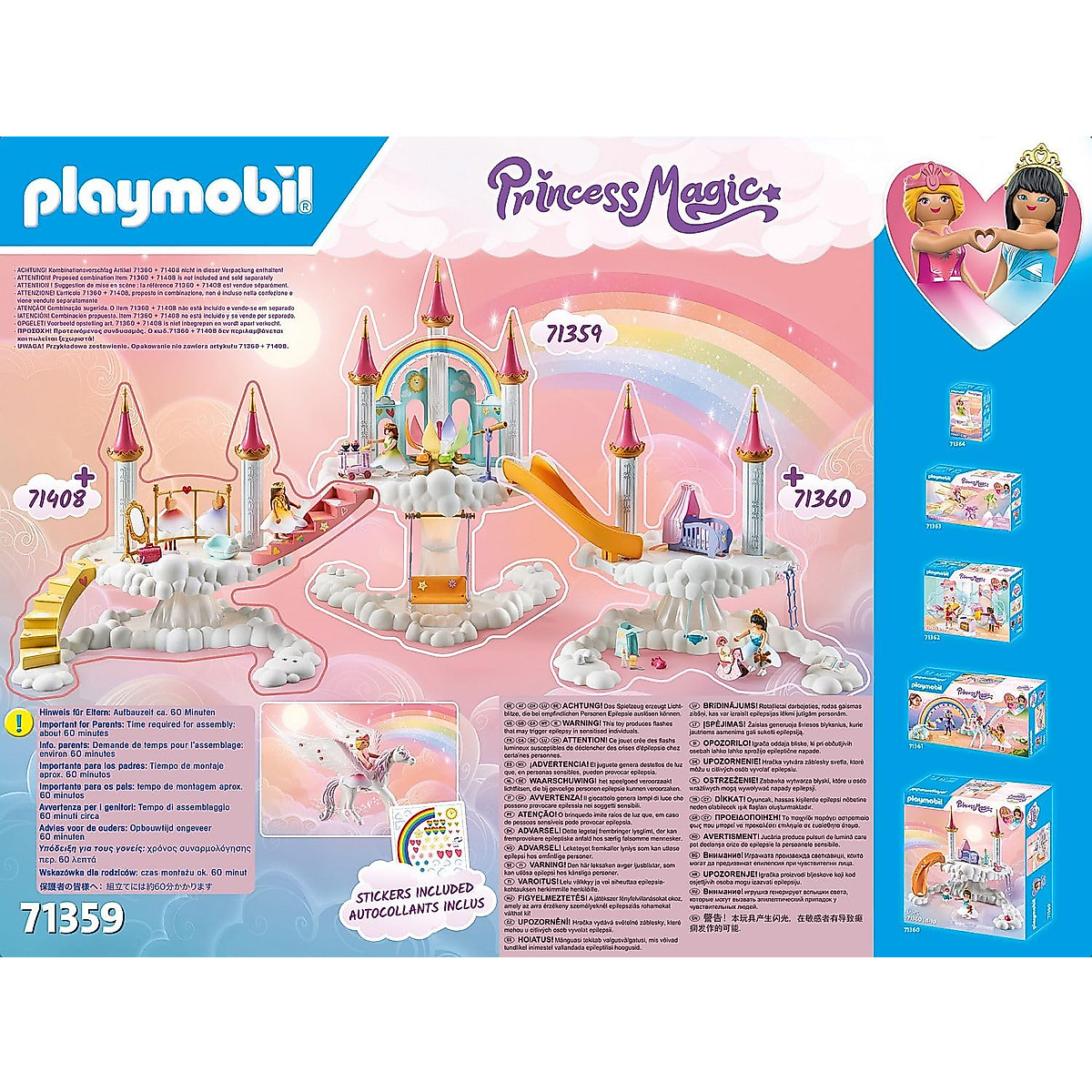 Playmobil Rainbow Castle in The Clouds
